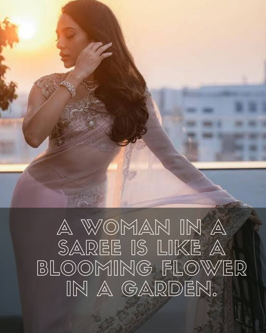 101+ Best Saree Quotes for Instagram (2026) | SocialTalky